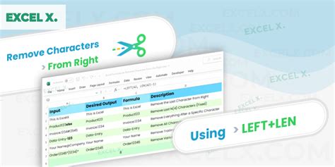 Image result for Remove Characters From Right Excel