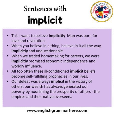 Image result for Implicit Definition