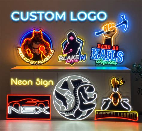 Neon Logo Sign Custom, Neon Sign, Custom Neon Sign Logo, Custom Logo ...