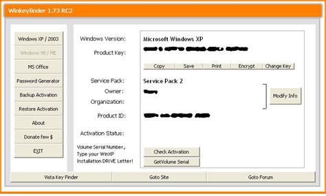 Image result for Windows XP Key Finder
