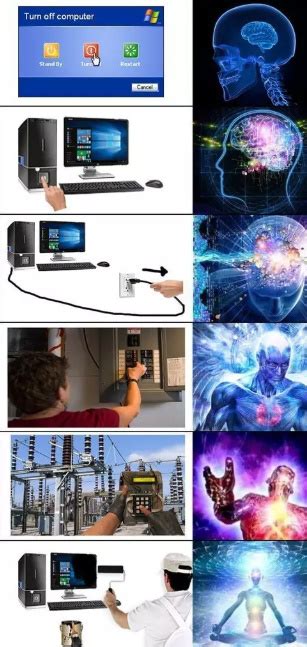 Image result for Turn Off Computer Meme