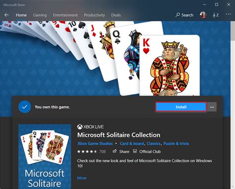 Image result for Install Microsoft Solitaire