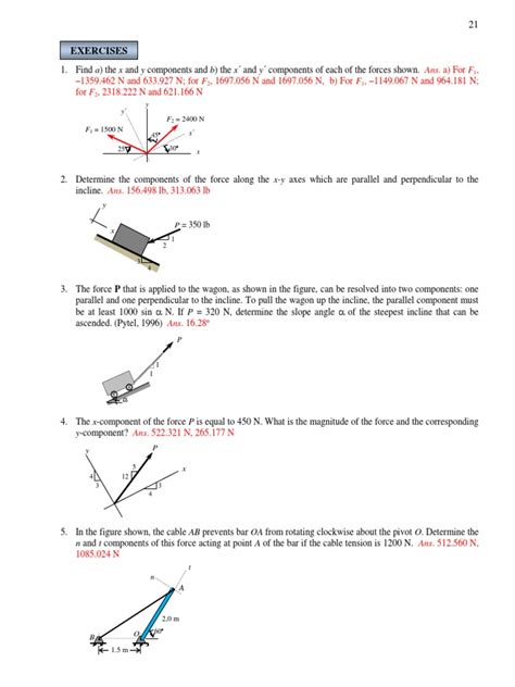 Image result for One of the Rectangular Components of a Force