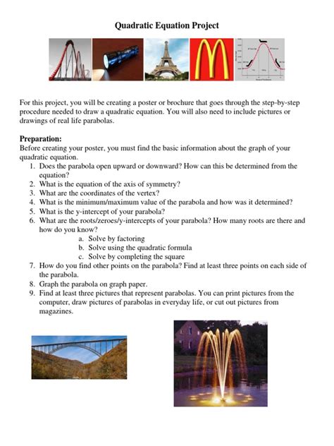 Image result for Quadratic Function Project