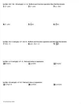 Image result for Function Operations Algebra 2