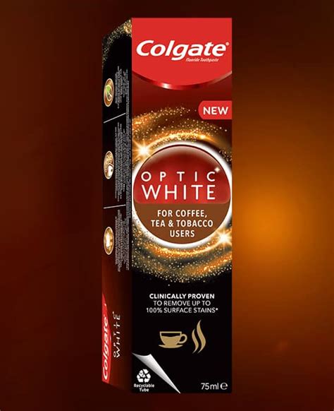 Colgate® Optic White®for Coffee, Tea & Tobacco Users