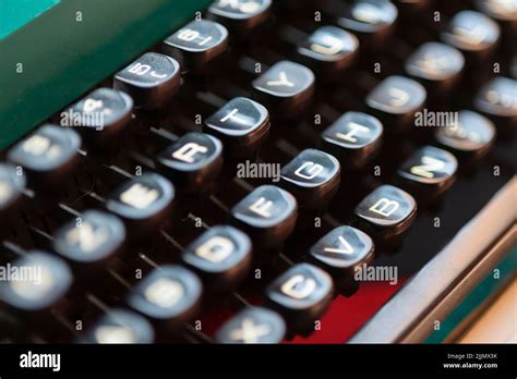 Manual Typewriter Machine Keyboard Stock Photo - Alamy