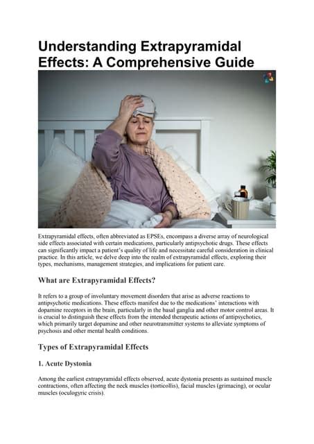 Image result for Monitoring for Extrapyramidal Side Effects