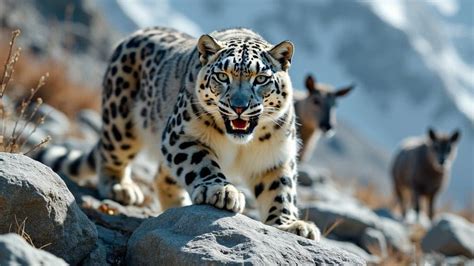 Image result for Snow Leopard Predation