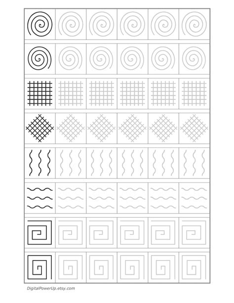 Image result for Drawing Practice Sheets