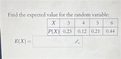 Image result for Problems On Expected Value of Random Variable