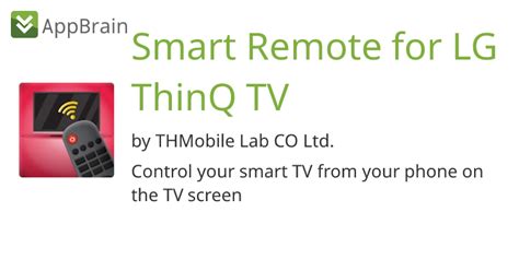 Smart Remote for LG ThinQ TV for Android - App Stats & Insights