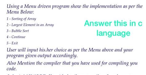 Image result for How to Do Menu Driven Program