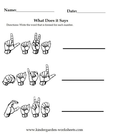 Image result for Sign Language Sheet