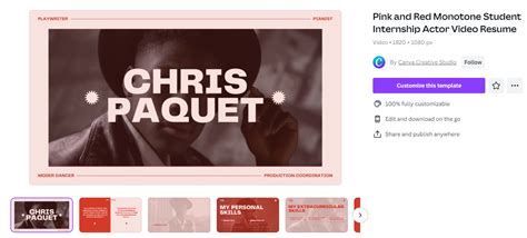 Image result for Resume Building Video Examples