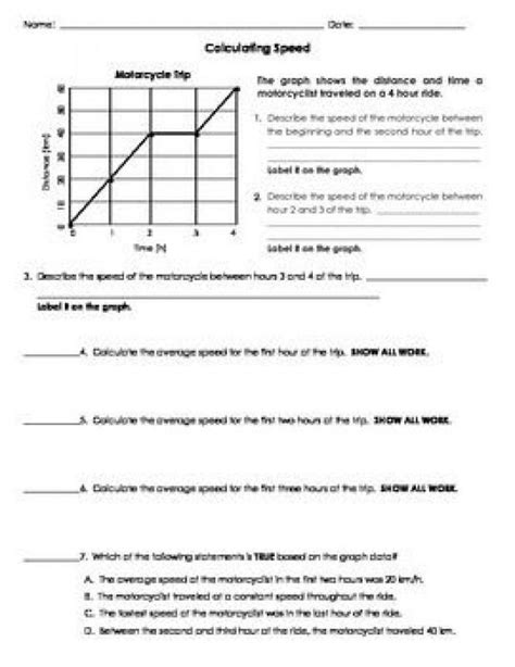 Image result for Speed Practice Problems Worksheet PDF