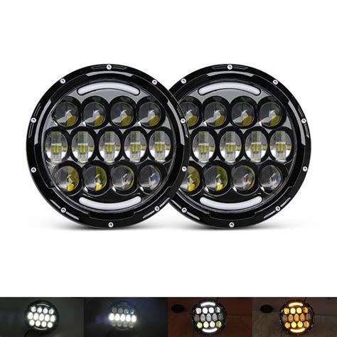 Image result for 7 Inch Round LED Headlight