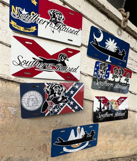State Flag License Plates – Bad Bass Designs
