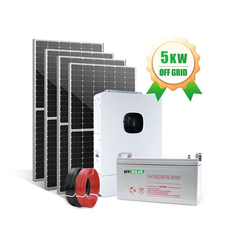 Off-grid solar system complete kit 3kw 5kw 10kw solar system use 5kwh ...