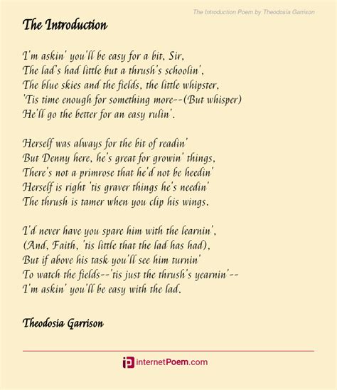 Image result for Introduction Poem