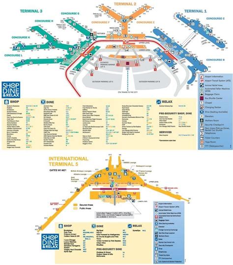 Image result for ORD Terminal Map