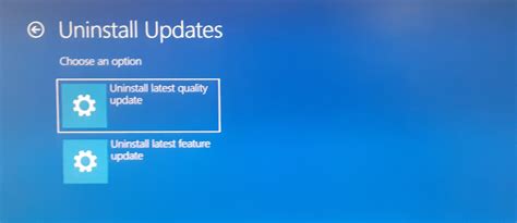 Image result for Uninstall Updates Windows 1.0