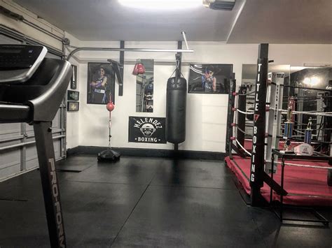 Image result for Homemade Boxing Gym