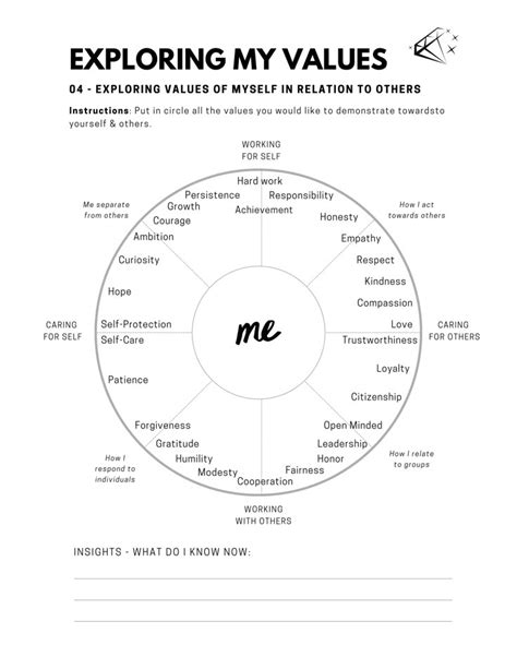 Image result for Core Values PDF Sheet