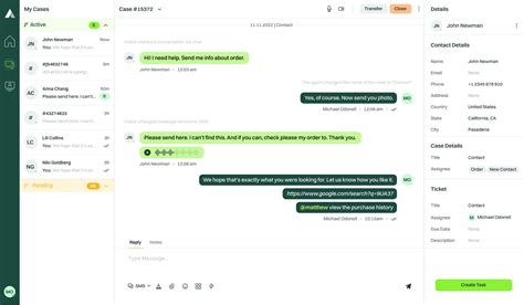Image result for Customer Care Conversation Examples