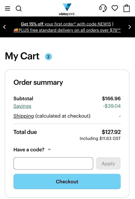 Image result for Discount Code for Vistaprint