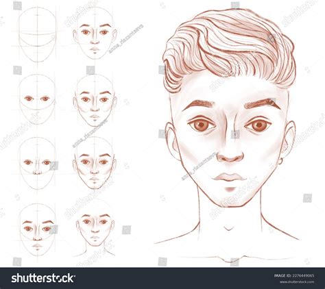 Image result for Human Face Drawing Tutorial Step by Step