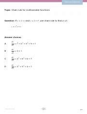 Image result for Chain Rule Multivariable Calc Optimization Question