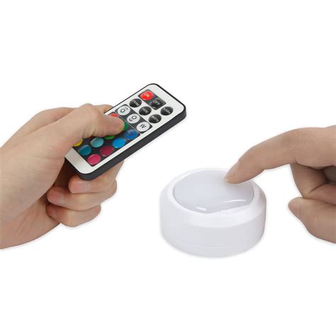 Image result for LED Color Changing Puck Lights