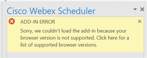 Image result for WebEx Error