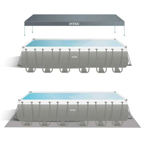 Image result for How to Setup a Intex Ultra XTR Rectangular Pool 12 X 24