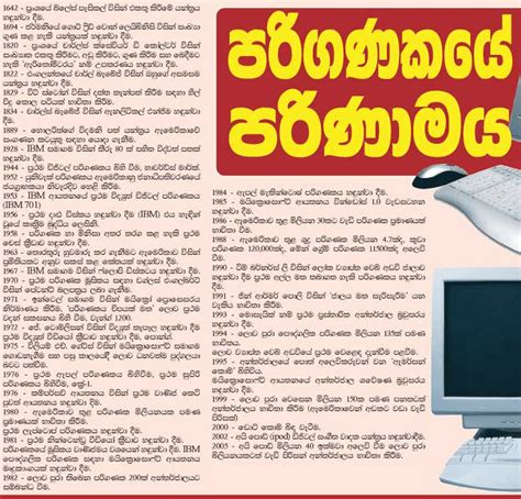 Image result for Computer History Sinhala