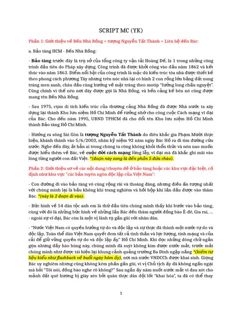 Image result for Script for MC