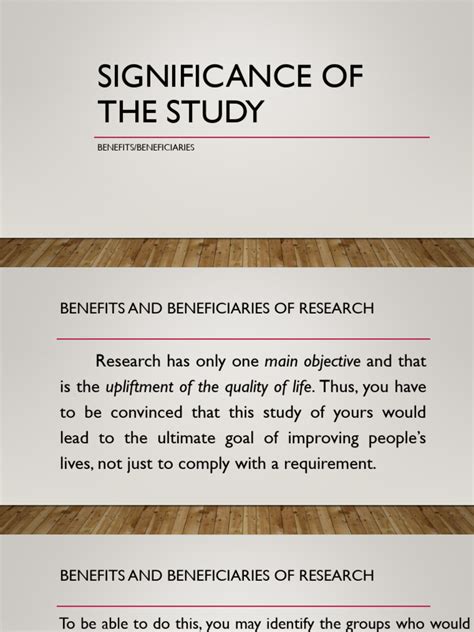 Image result for Significance of Study