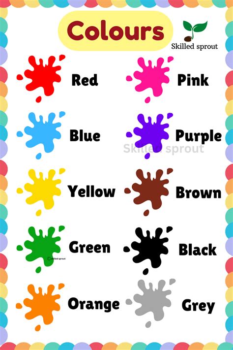 Image result for Colours Their Names