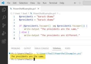 Image result for PowerShell String Contains Case-Insensitive