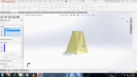 Image result for SolidWorks Clam Shell Loft