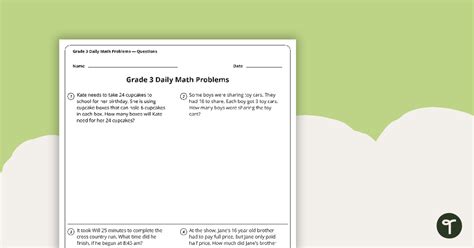 Image result for Grade 3 Problem Solving Worksheets