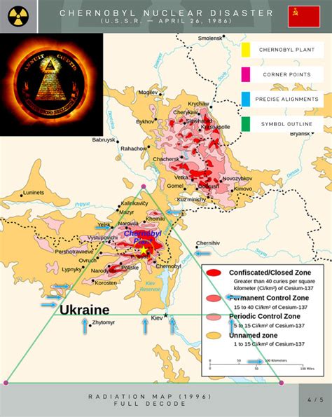 Image result for Chernobyl Radiation Map