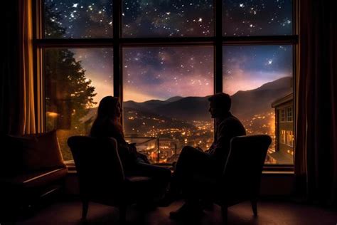 Window View Night Stock Photos, Images and Backgrounds for Free Download