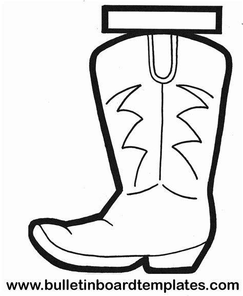 Image result for Printable Boot Pattern