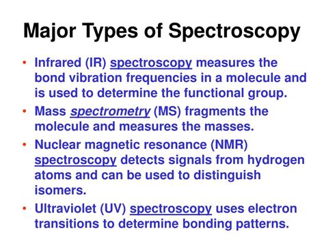 Image result for Different Types of Spectroscopy