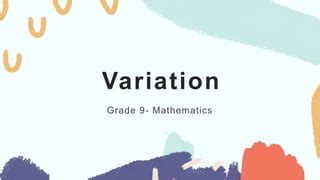 Image result for Variations and Types of Variations in Math