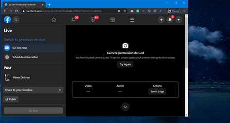 Image result for Allow Facebook Camera