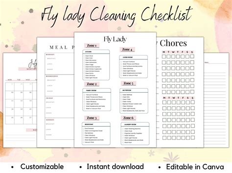 Image result for FlyLady Cleaning Method Printables