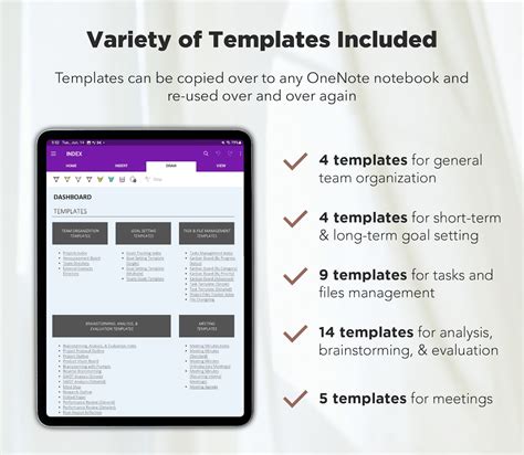 Image result for OneNote Project Management Templates Free